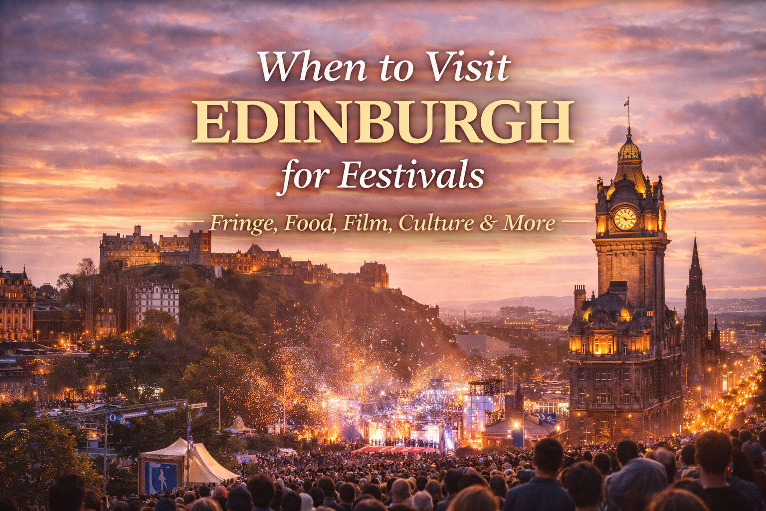 Edinburgh Festivals Guide: When to Visit for Fringe, Food, Film & Cult ...